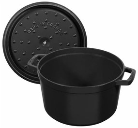 Staub Cocotte hrnec vysoký kulatý 24 cm/4,8 l černá, 12502423