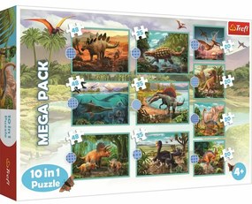 Trefl Puzzle Dinosauři, 10v1