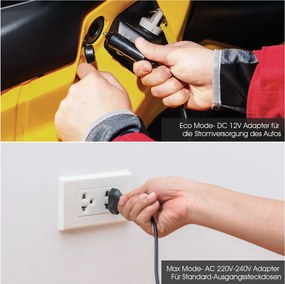 Costway 15 L mini lednice 2 v 1 Funkce chlazení a ohřevu přenosná mraznička