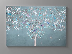 Liox Abstraktní obraz kvetoucí strom Rozměr: 150 x 100 cm