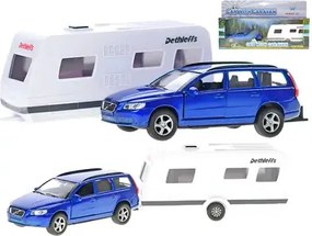 Volvo V70 set s karavanem / Auto / Kov a plast / Zpětný chod / od 3 le