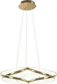 Toolight - LED závěsné svítidlo APP794-CP + dálkové ovládání, zlatá, OSW-04021
