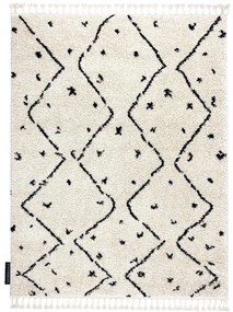 Dywany Łuszczów, Kusový koberec Berber Tetuan B751 cream, 80x150, bílá, ložnice
