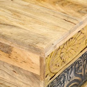 Konferenční stolek 100 x 50 x 35 cm masivní mangovníkové dřevo 247881