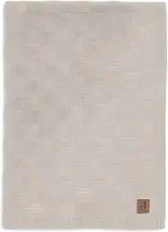 Jollein Deka pletená Box Knit Warm Sand / 75 × 100 cm / TOG 1