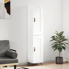 Skříň highboard bílá 34,5 x 34 x 180 cm kompozitní dřevo