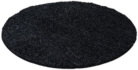 Ayyildiz Kusový koberec DREAM 4000, kulatý, Antracitová Rozměr koberce: 120 cm KRUH