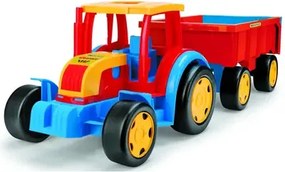 WADER Traktor Gigant s vlečkou / Plast / 102 cm / od 3 let