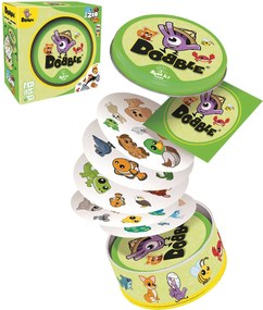 ASMODEE Hra postřehová Dobble ZOO new v plechové krabičce *SPOLEČENSKÉ HRY* asdoan07