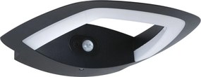 P 94838 LED venkovní nástěnné svítidlo Akena pohybové čidlo IP44 243x254mm 3000K 11W 230V antracit hliník - PAULMANN