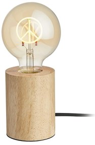 STILO Stolní lampa dřevěná kulatá 11 cm