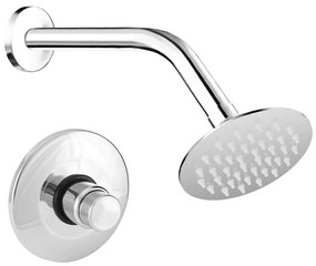 Mereo - Sprchový set s tlačným ventilem, 1 proud, chrom CBT605S