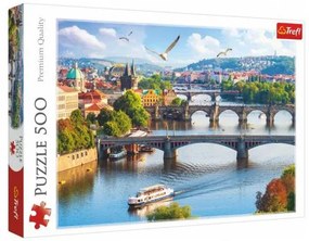 Puzzle TREFL Praha Česká Republika 500 dílků