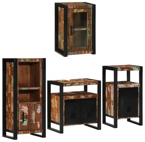 Sada koupelnového nábytku 4 ks Vícebarevný 55 x 35 x 60 cm 3305687