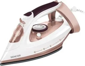 SENCOR SSI 3520RS růžová / Napařovací žehlička / 3100 W / 280 ml