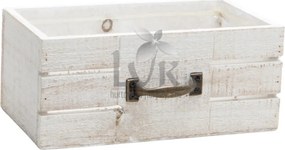 Dřevěný obal na květiny šuplík 10 x 23 x 13 cm VP1-NX-A2618