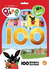 JIRI MODELS 100 samolepek + omalovánky králíček Bing 0