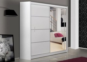 Casarredo - Komfort nábytek Šatní skříň SANDINO/VISTA 180 bílá