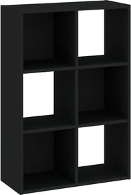 Regál Sinde 2x3, černá
