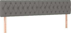 Box spring postel s matrací tmavě šedá 120x190 cm textil 3269952