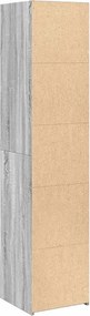 Skříň highboard šedá sonoma 40 x 41 x 185 cm kompozitní dřevo 3281671