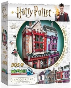 3d puzzle wrebbit 3d puzzle harry potter: prvotřídní potřeby pro famfrpál a slug & jiggers apothecary 305 dílk