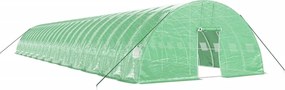 Skleník s ocelovým rámem zelený 144 m² 24 x 6 x 2,85 m 3188115