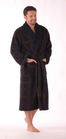 Pánský hřejivý župan s kapucí George - Model 2532 - dle obrázku - M