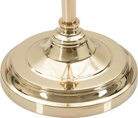 Stojací lampa Bruxelles 160 cm černá/zlatá