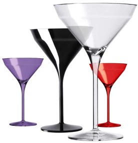 Sklenice Martini 270ml fialová, set 2ks, Italesse