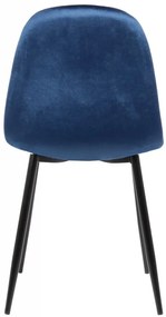 Bhm germany Jídelní židle Napier, samet, modrá