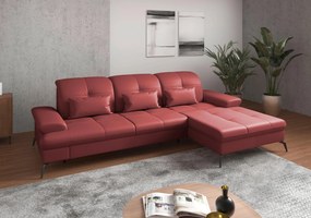 XXXLutz ROHOVÁ SEDAČKA, textil, kůže, červená Sit & More - Sedací soupravy - 000144011757