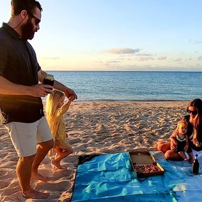 Zaparkorun Magická plážová deka - Zelená