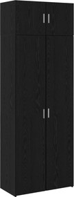 Úložná skříňka 3 ks Černý dub 80 x 42,5 x 225 cm 3394517