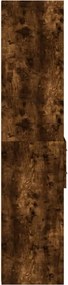 Skříň highboard kouřový dub 40 x 42,5 x 185 cm kompozitní dřevo 3281445
