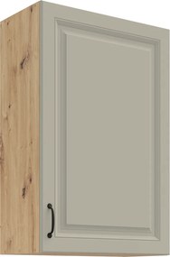 STILO ac | horní skříňka 60 G-90 1F s policemi | 60 cm | VYSOKÁ | UNI dvířka | artisan/světle šedá