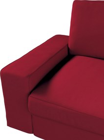 Potah na pohovku Kivik 2-místná nerozkládací barva červená látka pletený vzor