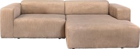 XXXLutz ROHOVÁ SEDAČKA, textil, světle hnědá P & B - Sedací soupravy - 002330003302