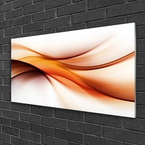 Obraz na skle Abstrakce Umění Vlny 125x50 cm