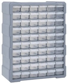 Organizér se 60 zásuvkami 38 x 16 x 47,5 cm 147588