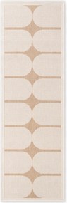 80x250 Běhoun Duet Bowen 106245 Beige/White na ven i na doma