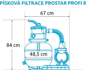 Marimex | Písková filtrace Marimex ProStar Profi 8 (poškozený obal) | 106000241