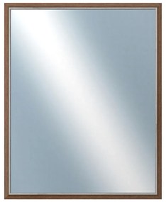 DANTIK - Zarámované zrcadlo - rozměr s rámem cca 80x100 cm z lišty TAIGA hnědá (3107)
