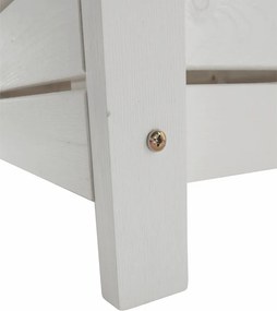 Zahradní lavička, bílá, 150cm, AMULA