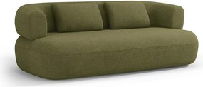 Zelená pohovka z textilie bouclé 178 cm Jenny – Micadoni