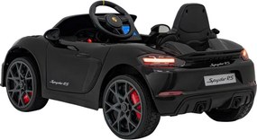 Elektrické autíčko Porsche Spyder RS ​​718 MP4 černé