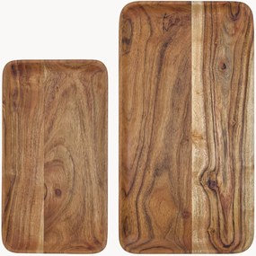 Sada táců Wood, 2 díly