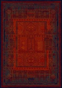 Kusový koberec vlněný Dywilan Superior Nakbar Rubin červený Rozměr: 200x300 cm