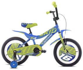 Dětské jízdní kolo Capriolo BMX 16" HT KID limetkovo-modré