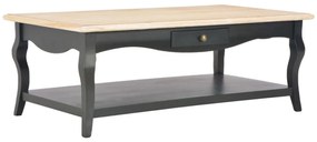 Petromila Coffee Table Black 110x60x40 cm MDF